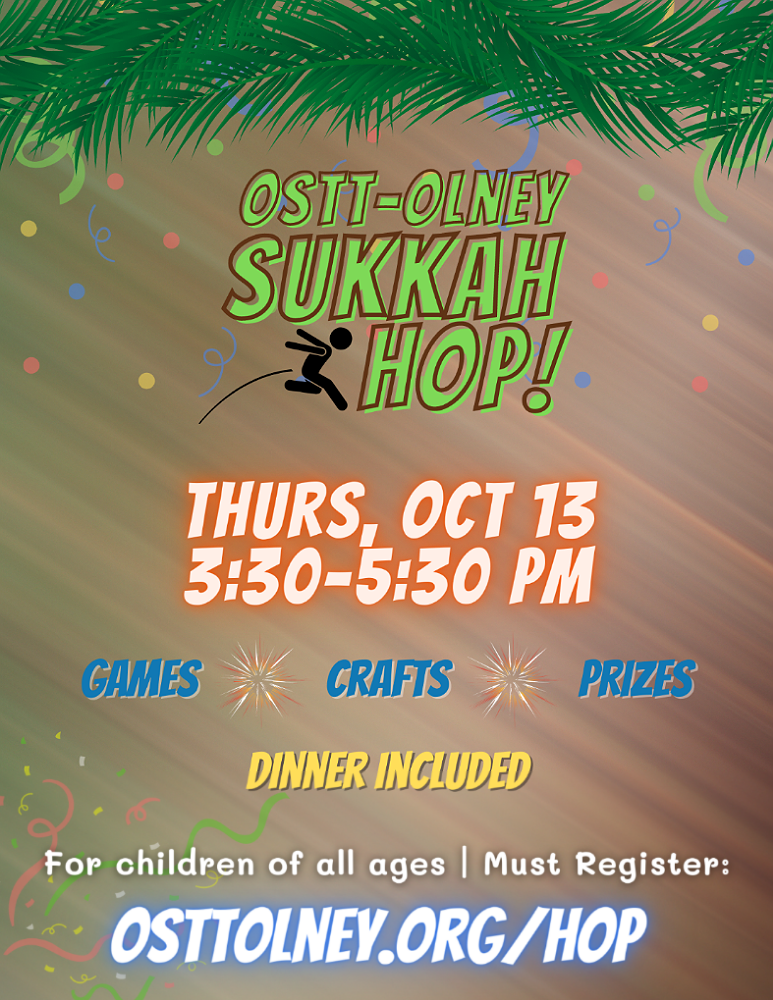 Sukkot Schedule and Events 2022 | OSTT Olney